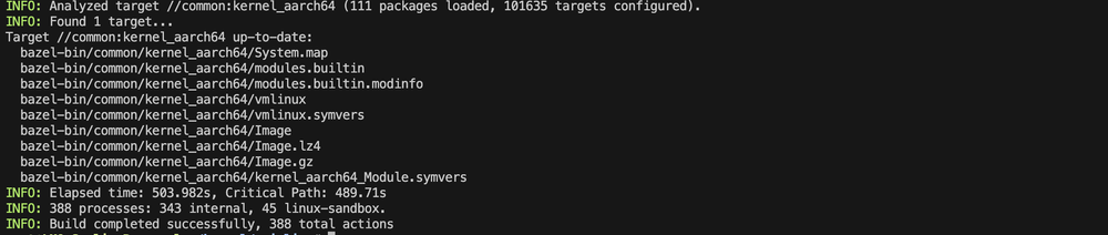Using AOSP Kernel Build